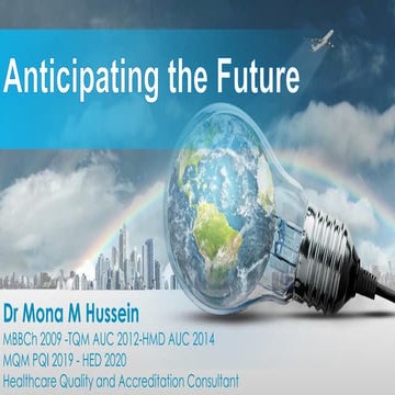 Future Anticipation and Trend Analysis for Strategic Healthcare ...