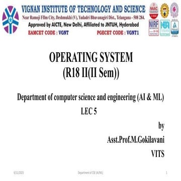 CS403: Operating System : Lec 5 System calls.pptx