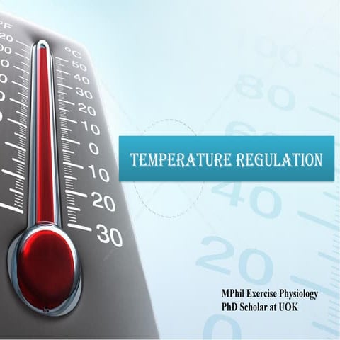 Temperature Regulation: Hot and Cold Acclimatization | PPTX