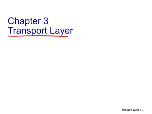 Transport Layer Services : Multiplexing And Demultiplexing | PPTX