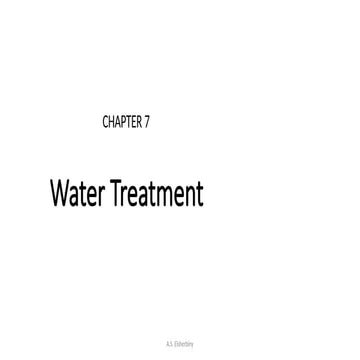 Lec 6 - 7 - 8 w.t.pptxWater treatment and correct treatment methods | PPTX