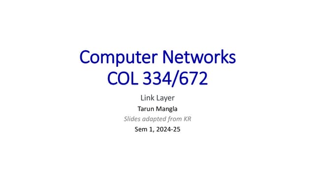Lec7 on Computer Networks by Tarun Mangla.pdf | Free Download Lec7 on Computer Networks by Tarun Mangla.pdf | Free Download