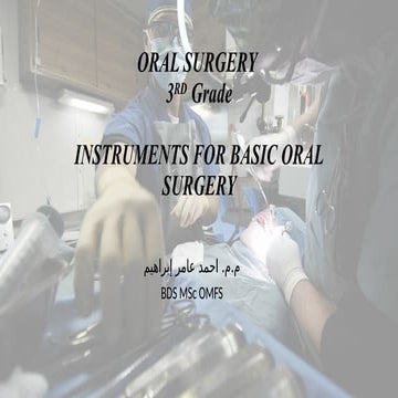 surgical instrument in dentistry ( oral and maxillofacial surgical ...