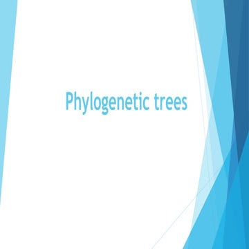 Lec (7) - PHYLOGENETIC_ANALYSIS.pptx | Free Download