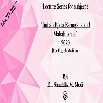 LEC7 INDIAN EPICSRAMAYANA & MAHABHARATA - Copy - Copy - Copy.pptx