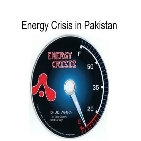 Pakistan's energy problems and solutions | PPT