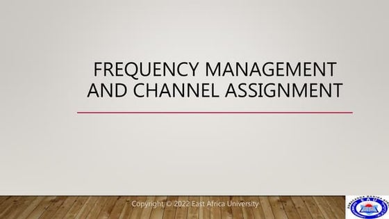 Channel Allocation.pptx