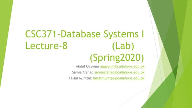 Lec8_Lab_CSC371_Database Systems course.pptx Lec8_Lab_CSC371_Database Systems course.pptx