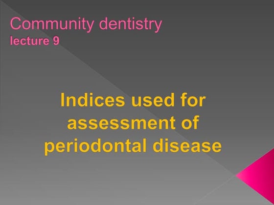 Plaque Indices commonly used in dentistry | PDF