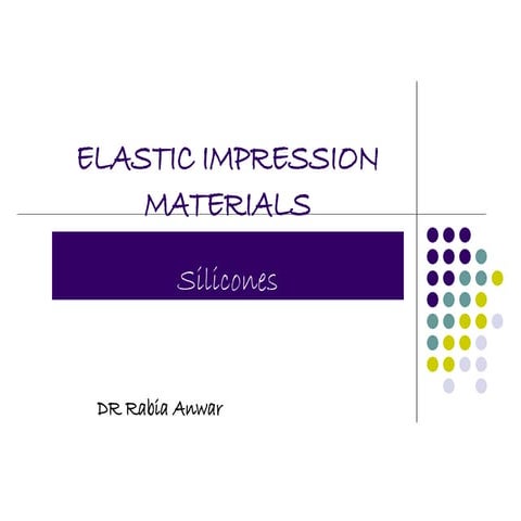 silicon impression material | PPTX