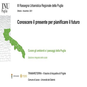 Comune di Lecce - TRAMARETERRA - Il bacino di Acquatina di Frigole | PDF