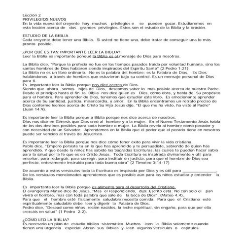 Lección 2 | PDF