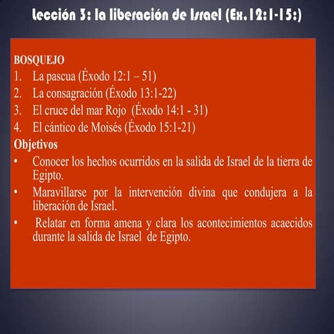 Tema 3 el sentido religioso y político del exodo | DOC