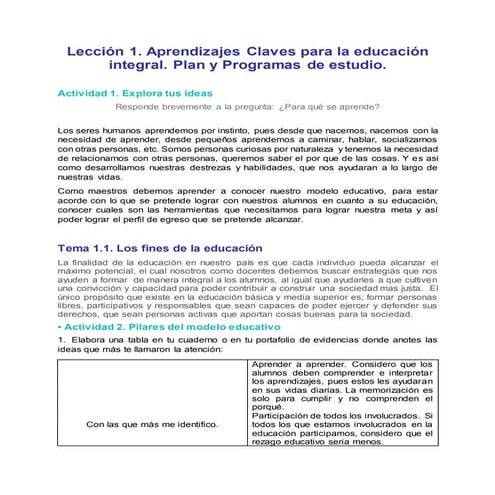 Mi guia para resolver el curso de aprendizajes clave editorial md | PDF