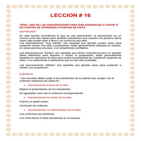 Leccion # 16 parte ll | PDF