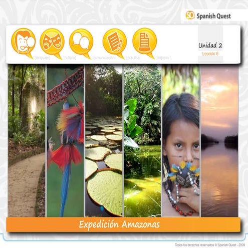Spanish Lesson : Descubre el Amazonas | PDF