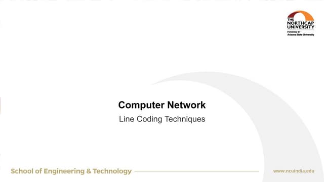 Different Line Coding Schemes And Its Types Pptx