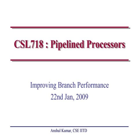 Lec Jan22 2009 | PPT