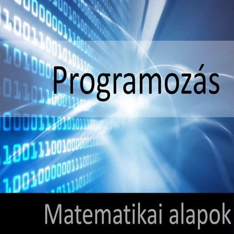 Programozás elmélet - halmazok | PPTX