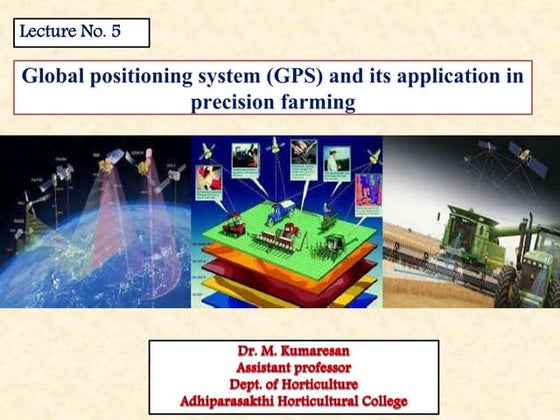 GPS IN PRECISION AGRICULTURE | PPT