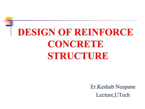 Rcc design by working stress method | PPTX