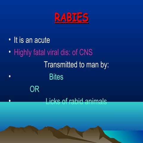 Rabies ppt | PPTX
