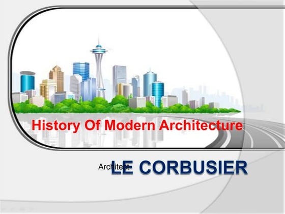 Radiant city concept of le corbusier | PPT