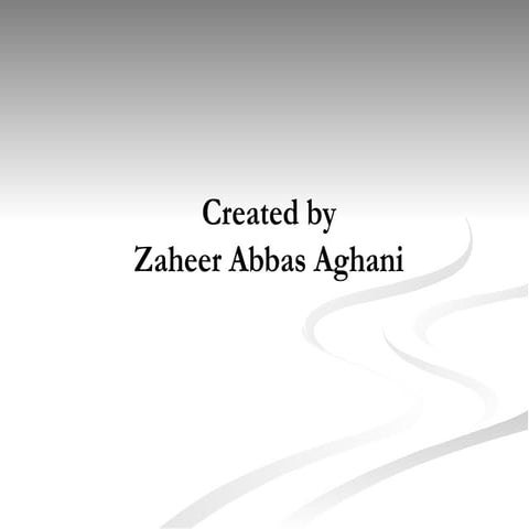 Lect 13 Zaheer Abbas | PPT