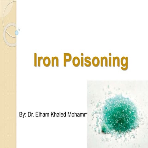 Iron Poisoning | PPTX