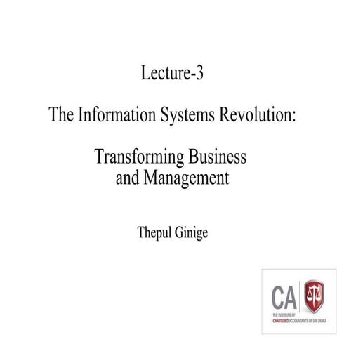 3 the information systems revolution.ppt