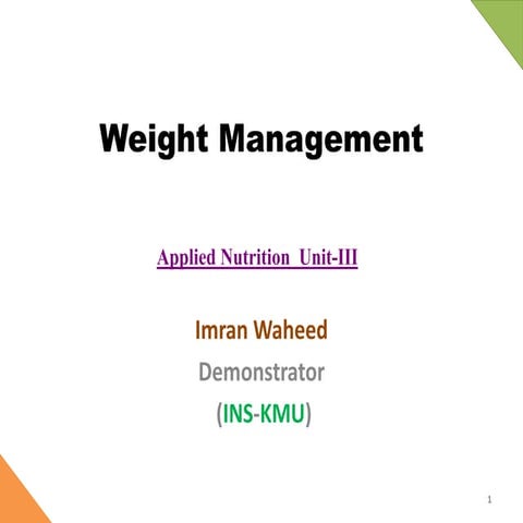 Lect-4. Weight Management unit-III .pdf
