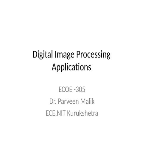Basic Relationships between Pixels- Digital Image Processing | PPTX