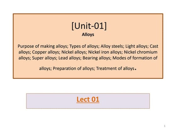 Alloys and its application and uses. | PPTX | Chemistry | Science