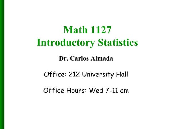 Statistics:Fundamentals Of Statistics | PPTX | Physics | Science
