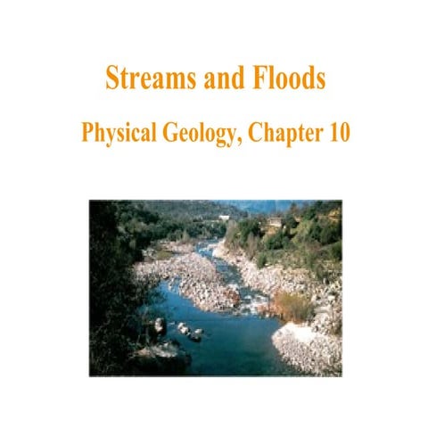 Streams and Floods | PPT