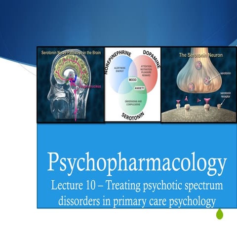 Lecture Today - Psychosis Introduction Neuropharm | PDF