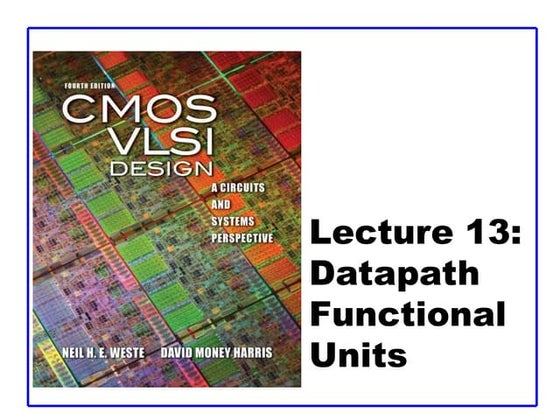 Datapath VLSI CMOS DESIGN VERILOG .pptx