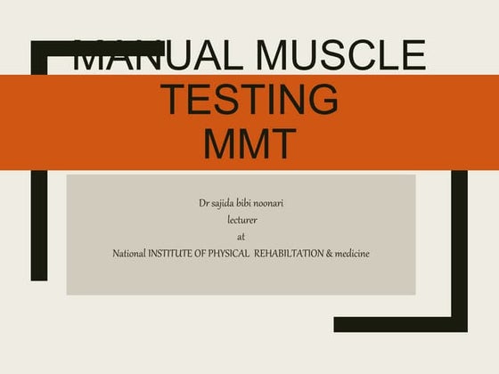 MANUAL MUSCLE TESTING OF CORE MUSCLES (abdominals) | PPTX | Death ...