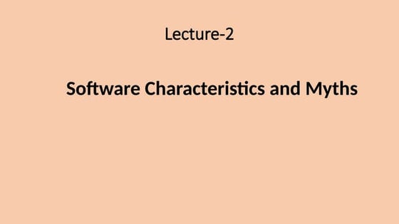 Software myths | Software Engineering Notes | PPTX | Computer Software ...