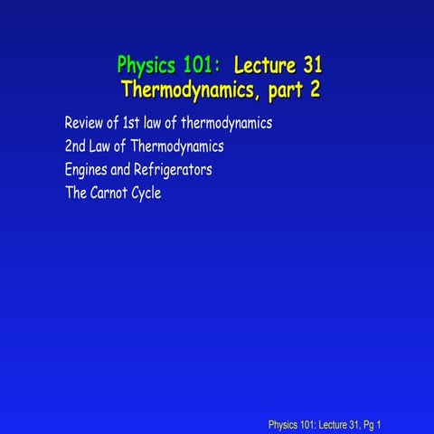 Lect31 | PPT | Physics | Science