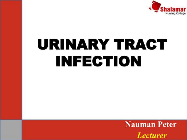 Urinary Tract Infection with Nursing Management | PPTX