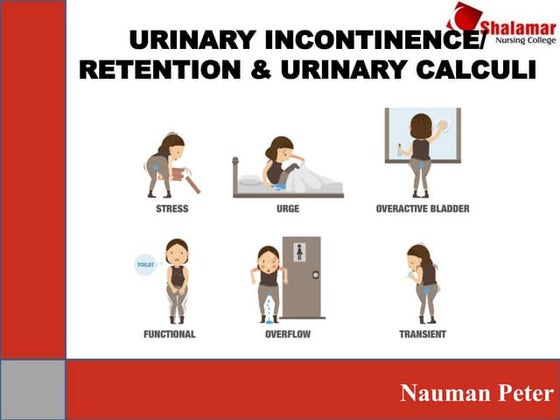 Urinary retention and incontinence | PPTX