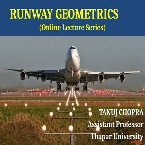Taxiway design for airport with geometric consideration | PPT