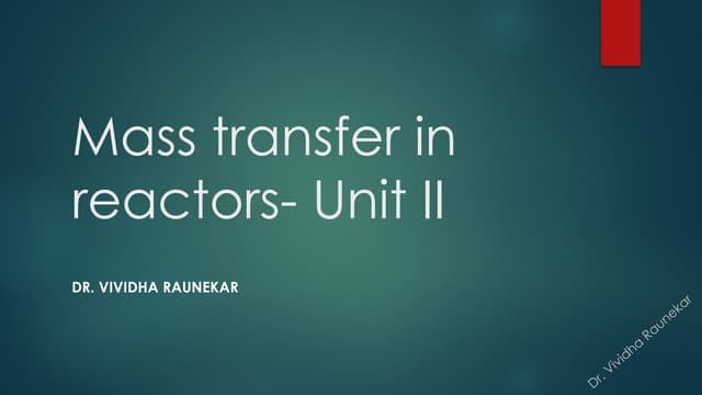 Mass Transfer In Bioreactors Aeration And Agitation Importance Pptx