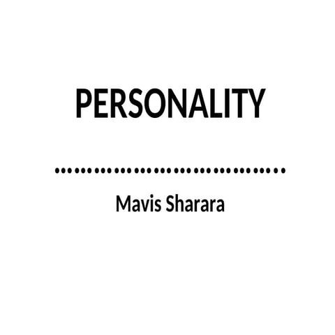 LECT 9 PERSONALITY.ppt