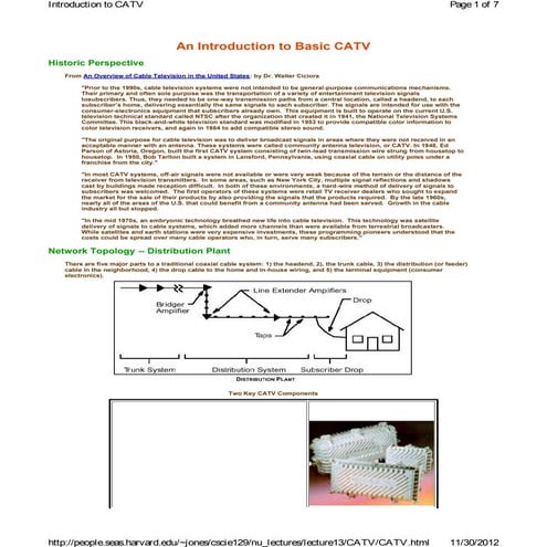 Lect catv | PDF