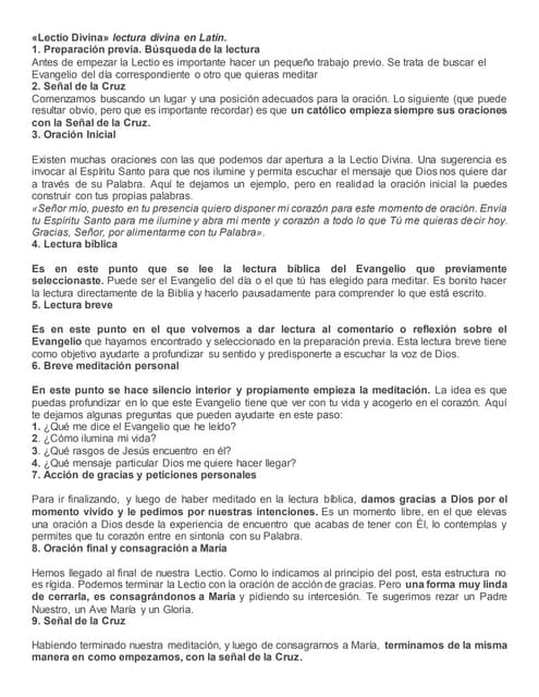 Lectio Divina 090913 | PDF | Christianity | Religion & Spirituality