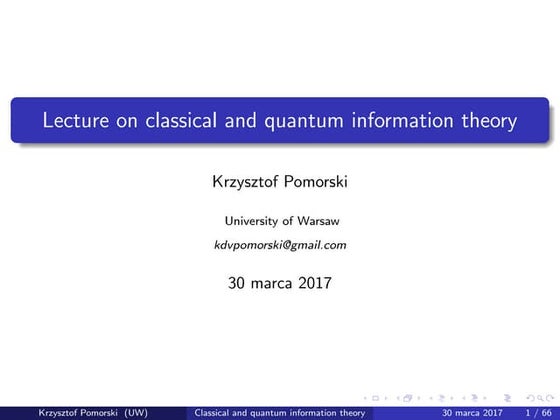 Quantum information technology | PPT