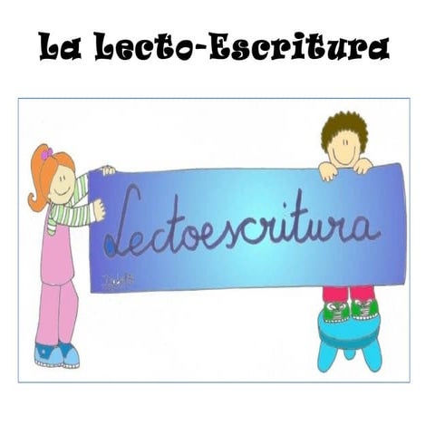 Lecto escritura ultimo trabajo | PPTX