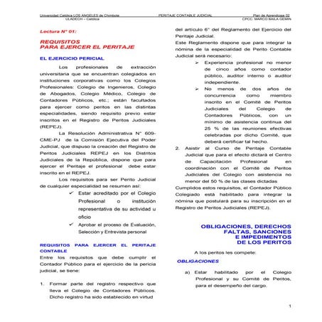 EQUISITOS PARA EJERCER PERICIA.pdf